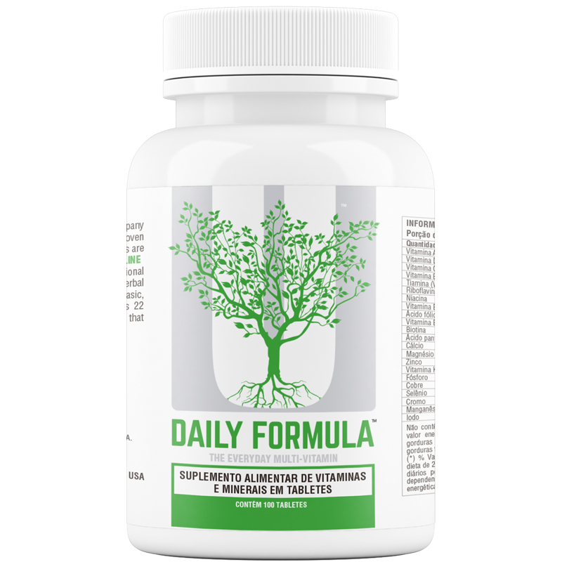 DAILY FORMULA - 100 COMPRIMIDOS UNIVERSAL NUTRITION - Universal ...