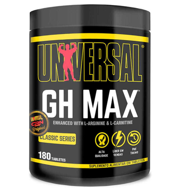 GH MAX - 180 CÁPSULAS UNIVERSAL NUTRITION - Universal Nutrition Brasil