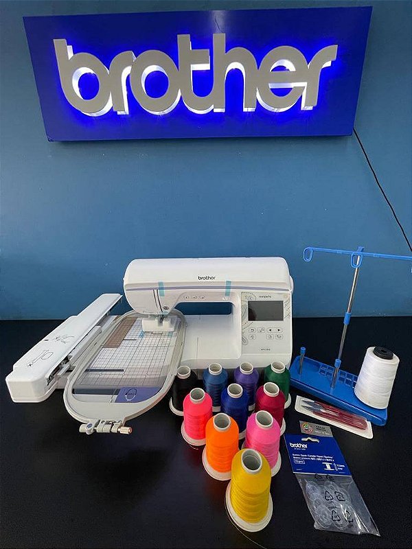 Maquina de Bordado BP 1530 Brother C/ Wi-fi Area 26x16 cm - Mega ...
