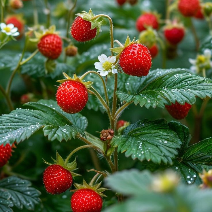 Sementes de Morango Silvestre (Fragaria vesca semperflorens) - Garden ...