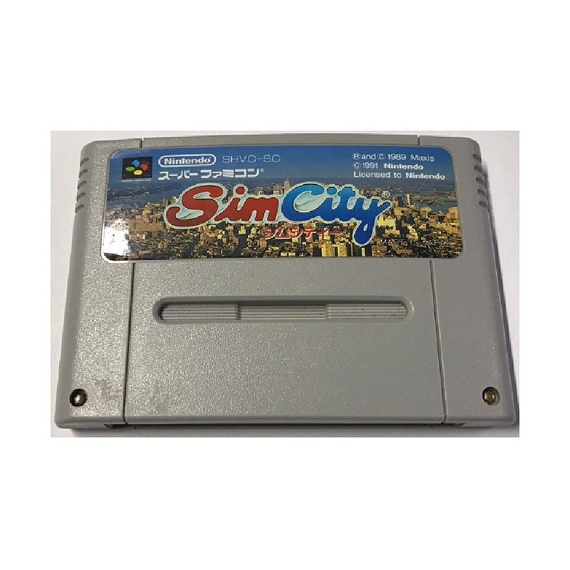 Jogo SimCity - Usado - Super Famicom - Xplace Games | Loja de games ...