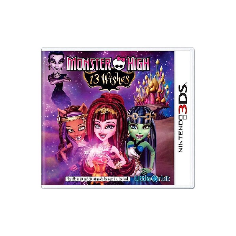 Jogo Monster High 13 Wishes - 3DS (Nintendo) - Usado - Xplace Games ...