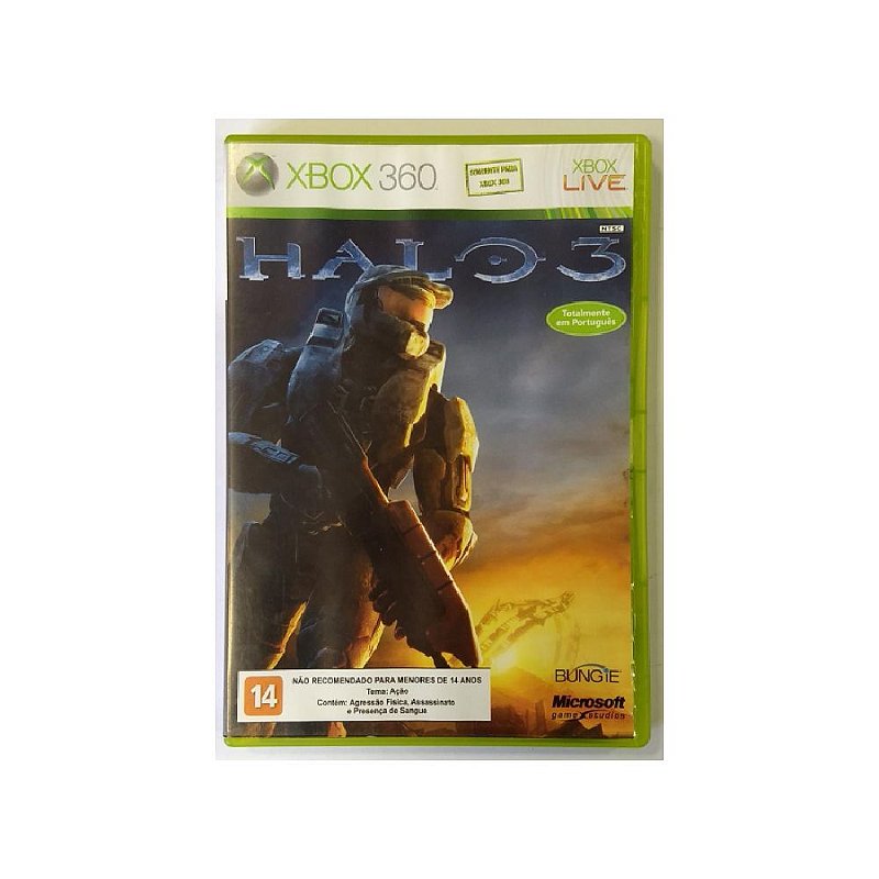 Jogo Halo 3 - Xbox 360 - Usado - Xplace Games | Loja de games, vídeo ...