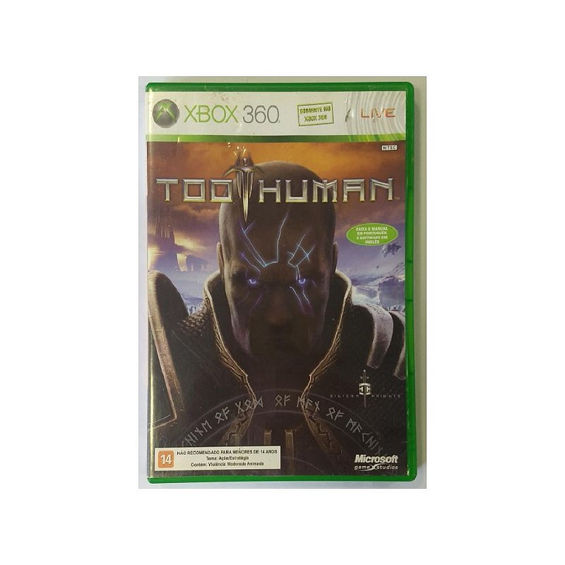 Jogo Too Human - Xbox 360 - Usado - Xplace Games | Loja de games, vídeo ...