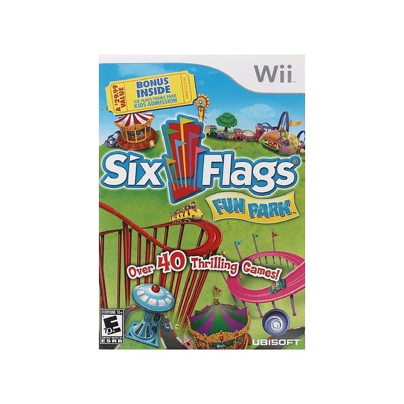 Jogo Six Flags Fun Park - Nintendo Wii - Usado - Xplace Games | Loja de ...