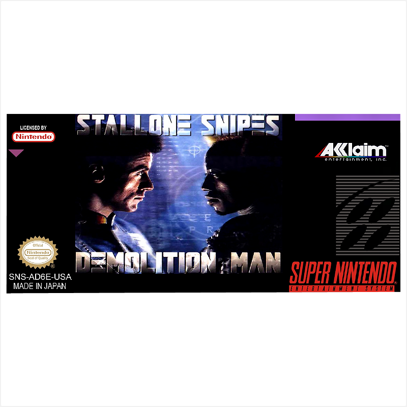 Jogo Demolition Man (Original) - Super Nintendo - Usado - Xplace Games ...