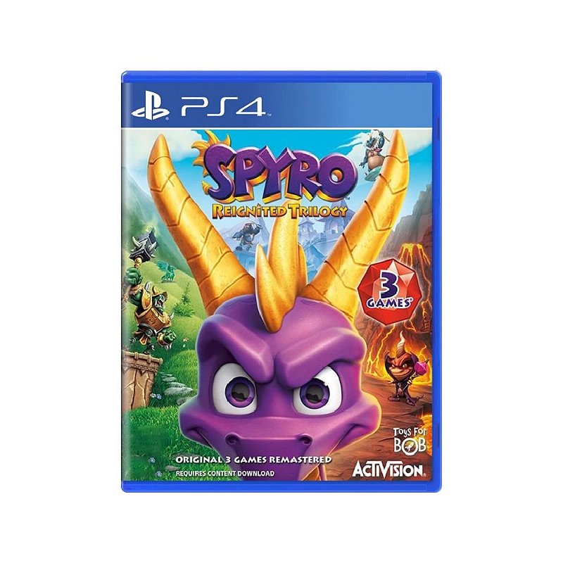 Jogo Spyro Reignited Trilogy - PS4 - Xplace Games | Loja de games ...