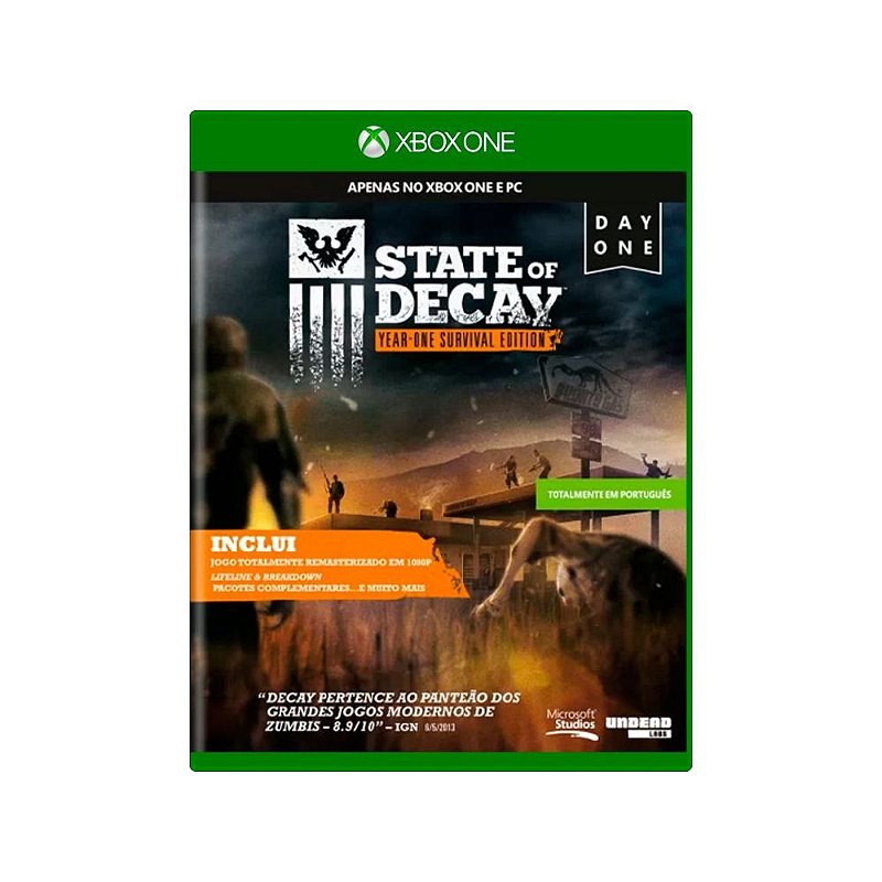Jogo State of Decay Year-One Survival Edition - Xbox One - Usado ...