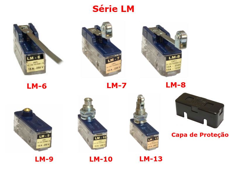 Micro Switch Limit - Serie LM - Anchieta Materiais Elétricos e Hidráulicos