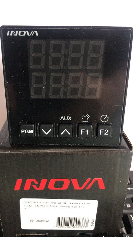 CONTROLODOR DE TEMPERATURA COM TEMPORIZADOR INV YB1-11-J ( ANTIGO INV ...