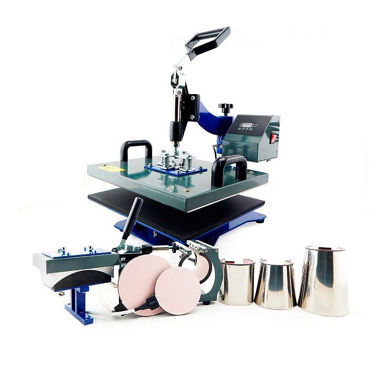 PRENSA 8 EM 1 - MÁQUINA DE ESTAMPAR 8 EM 1 - Barão Miguel ...