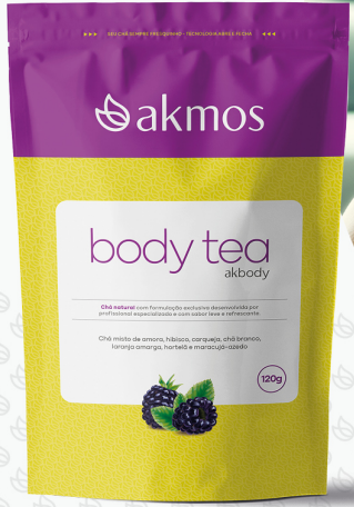 Body tea 120g - AKMOS - Saúde e Bem Estar - Jaraguá do Sul / SC