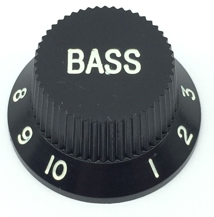 1 Knob Plástico BASS guitarra baixo PST PRETO Unidade - Music ...
