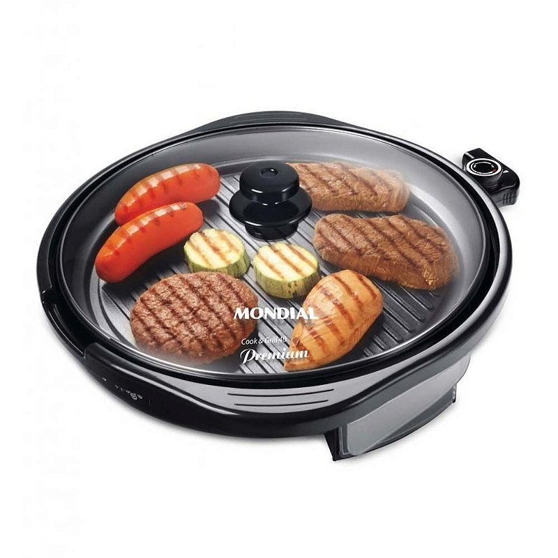 Grill Mondial Redondo Smart Grill G-04 - Hipermidia Info & Sublimação