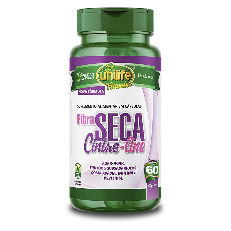 Fibra Seca Unilife Vegana 60 Cápsulas - Edin