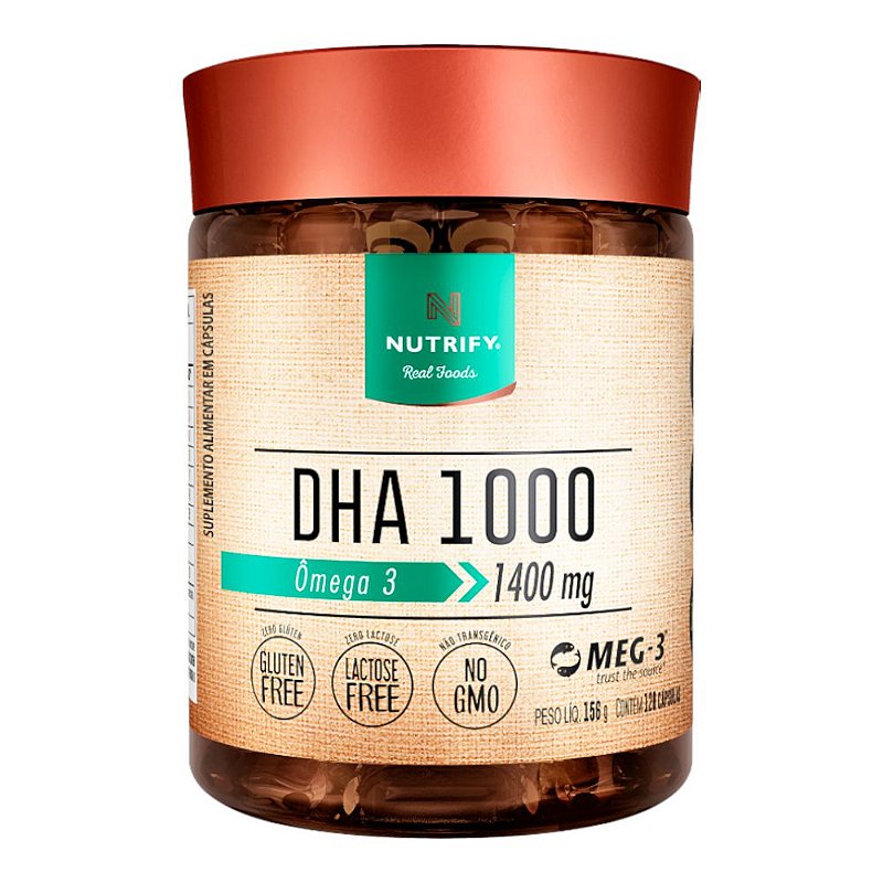 Ômega 3 Nutrify DHA 1000 120 Cápsulas - Edin