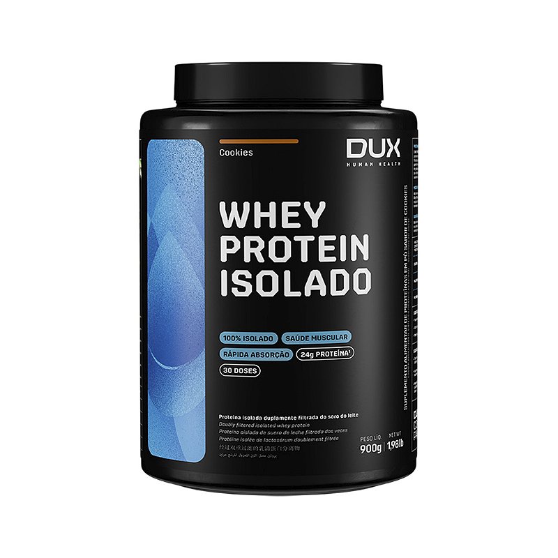 Whey Protein Isolado Dux Cookies 900g - Edin