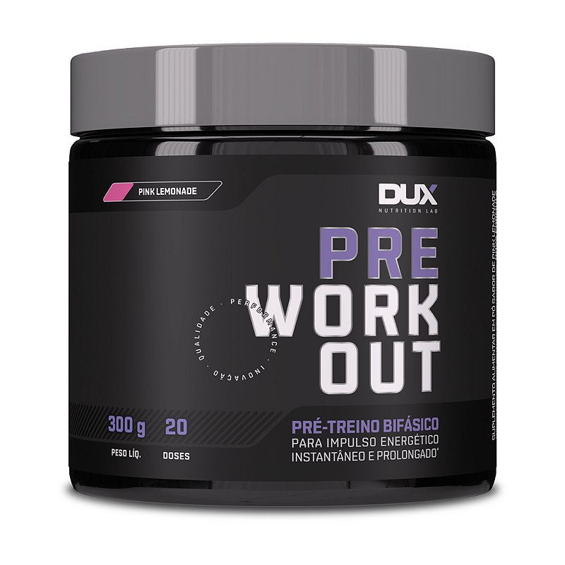 Pré Treino Dux Pre Workout Pink Lemonade 300g - Edin