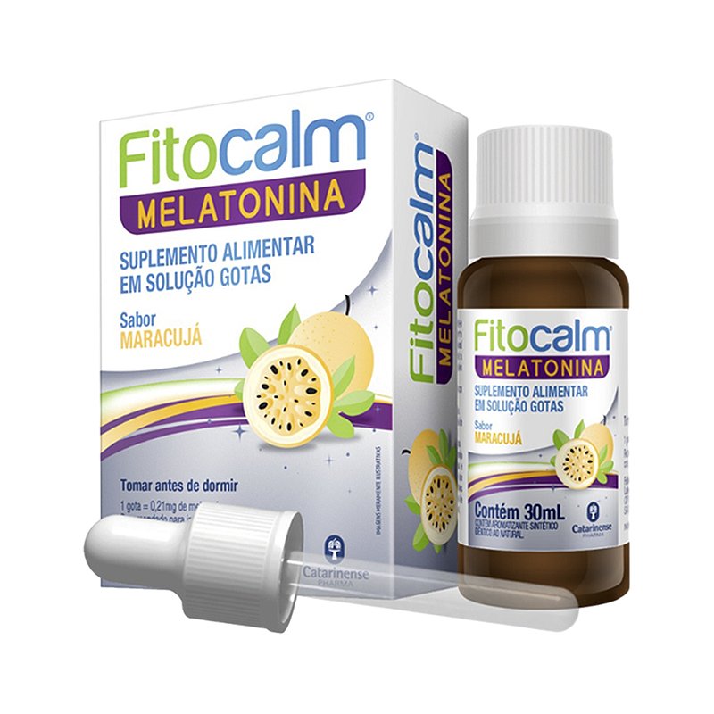 Fitocalm Melatonina Catarinense Maracujá 30ml - Edin