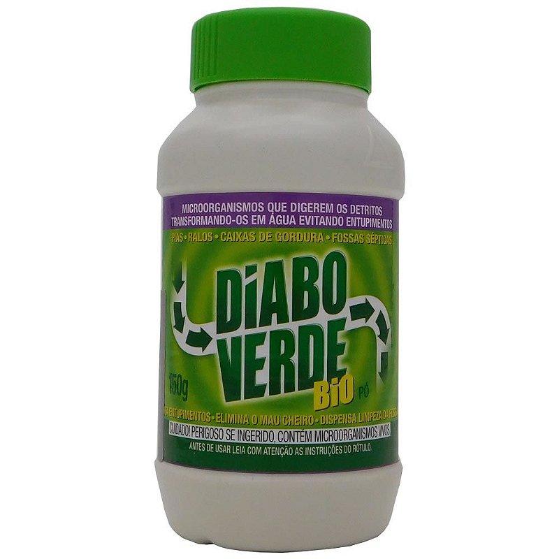DIABO VERDE BIO PO BIO BACT 150G - Certeza Higiene e Limpeza