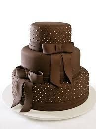 Bolo Laços de Chocolate - Sonho Doce