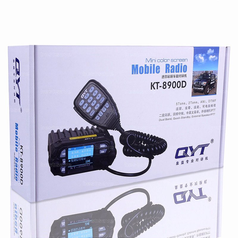 QYT KT-8900D Radio Comunicador Dual Band VHF UHF - CasadoRadioAmador.com.br