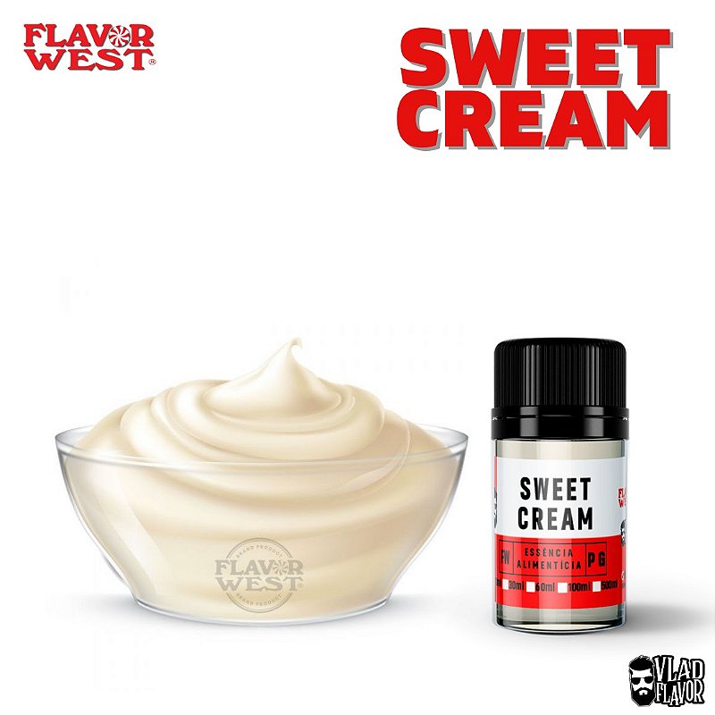 Aroma de Sweet Cream 10ml | FW - AROMAS ALIMENTÍCIOS IMPORTADOS