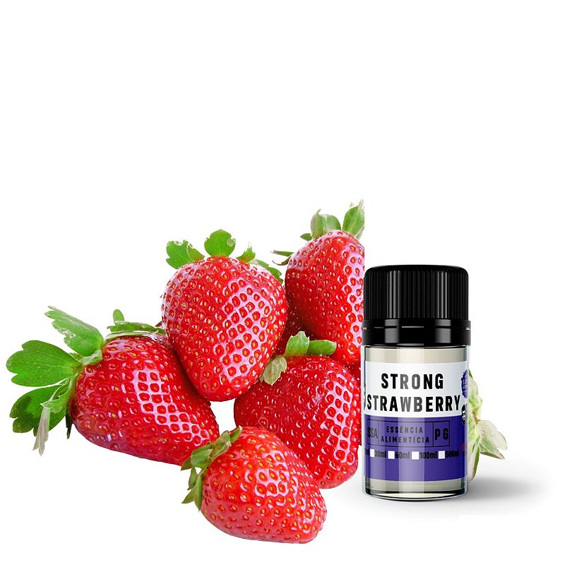 Strong Strawberry 10ml | SSA - AROMAS ALIMENTÍCIOS IMPORTADOS