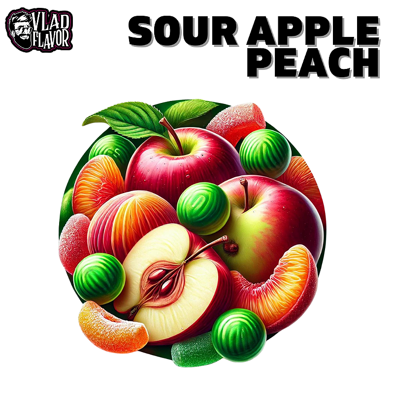 Aroma de Sour Apple Peach | VF - AROMAS ALIMENTÍCIOS IMPORTADOS