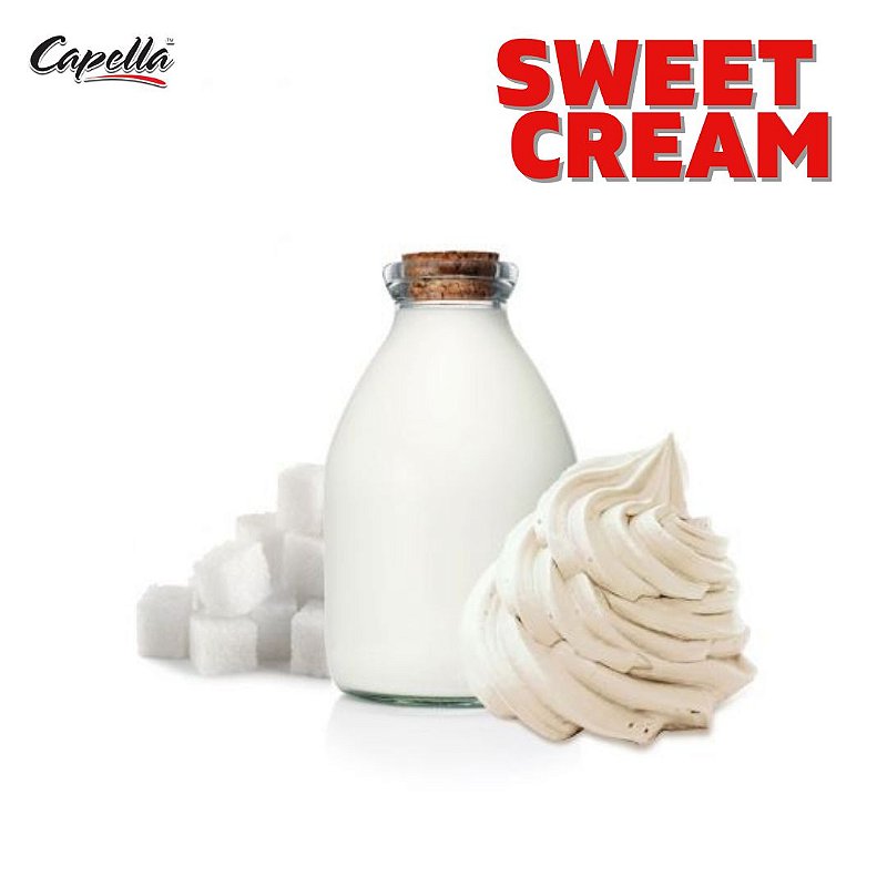 Aroma de Sweet Cream 10ml | CAP - AROMAS ALIMENTÍCIOS IMPORTADOS