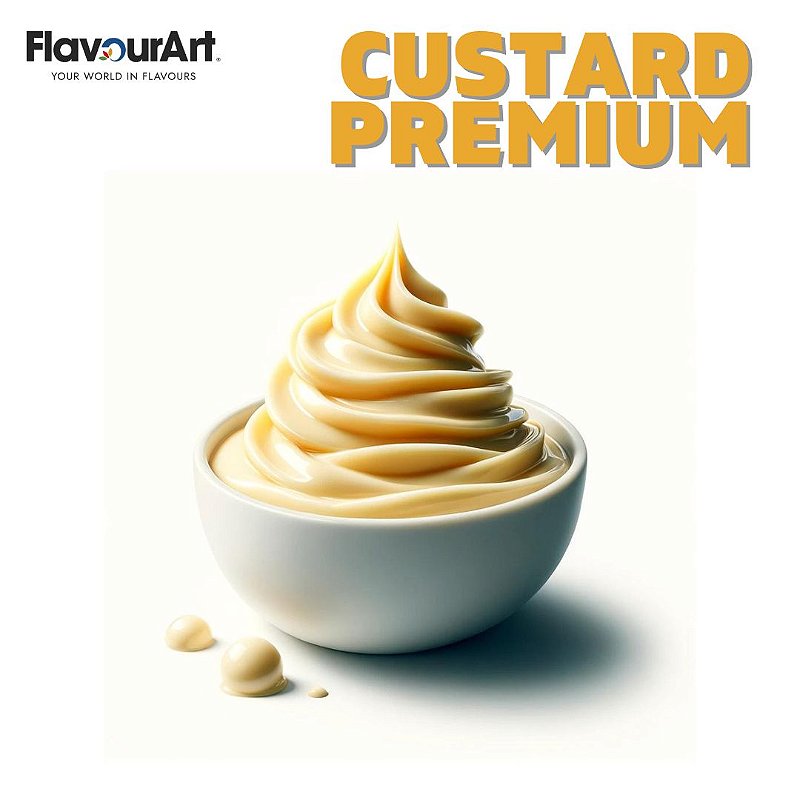 Aroma de Custard Premium | FA - AROMAS ALIMENTÍCIOS IMPORTADOS