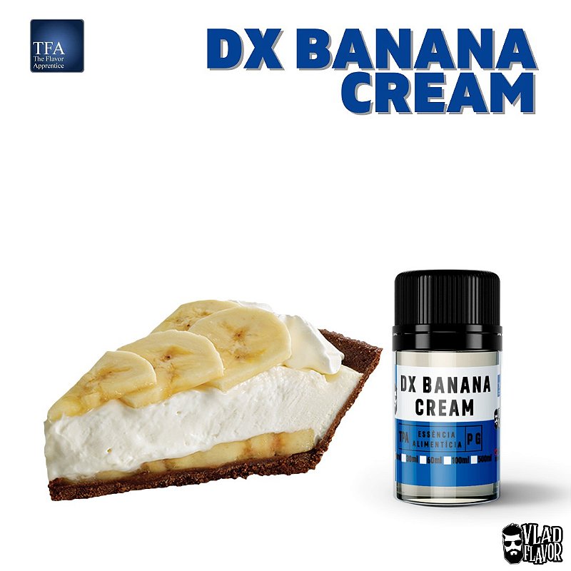 Aroma de Dx Banana Cream 10ml | TPA - AROMAS ALIMENTÍCIOS IMPORTADOS