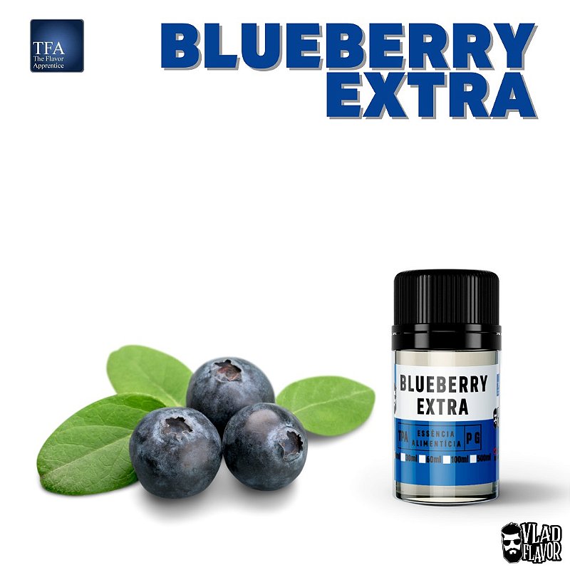 Aroma de Blueberry Extra 10ml | TPA - AROMAS ALIMENTÍCIOS IMPORTADOS