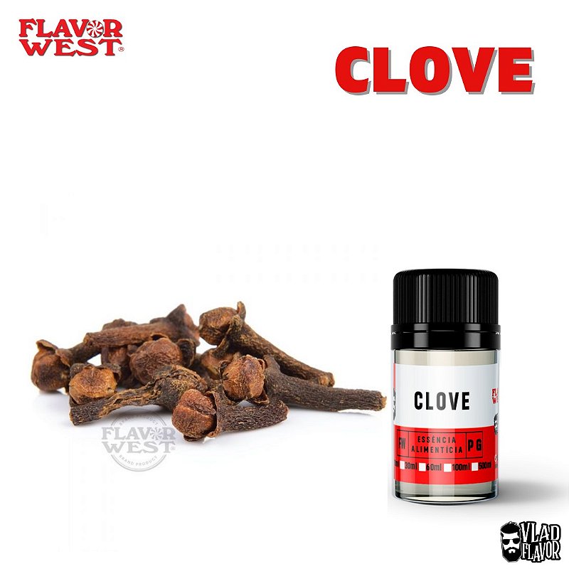Aroma de Clove 10ml | FW - AROMAS ALIMENTÍCIOS IMPORTADOS