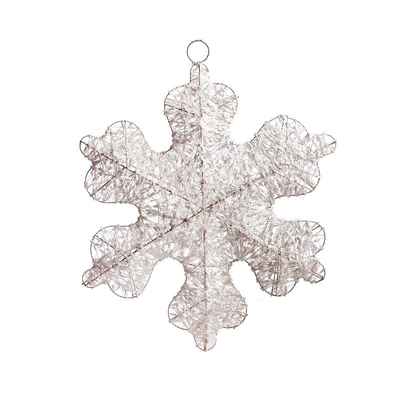 Floco de Neve Gigante Nevado Branco 50x50x10cm - Ref 1590173 Cromus ...