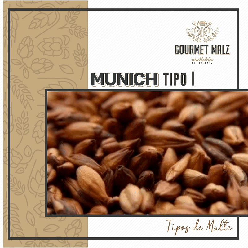 Malte Gourmet Malz Munich I - 100g - Piquiri Brewshop - Loja De Lúpulos ...