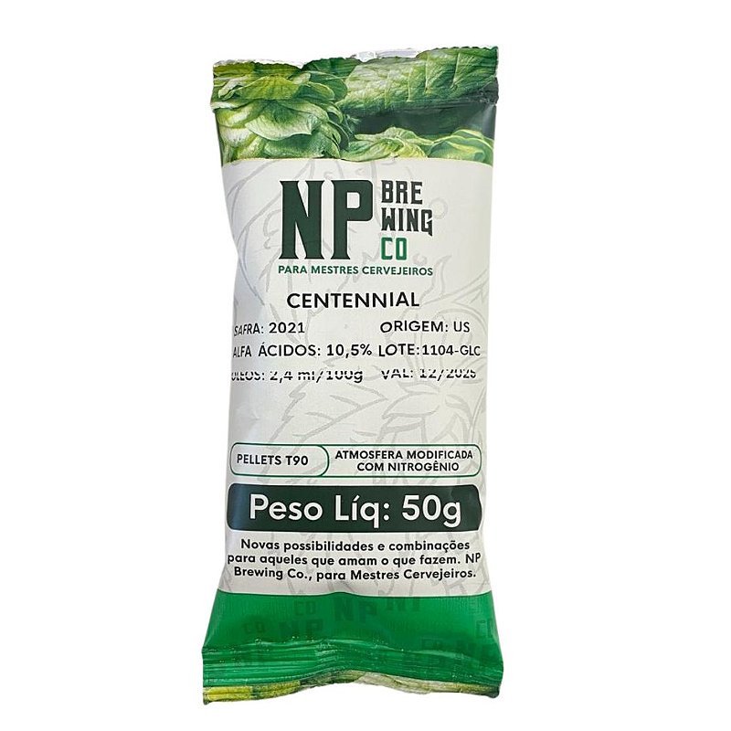 Lúpulo NP Centennial - 50g (pellets) - Piquiri Brewshop - Loja De ...