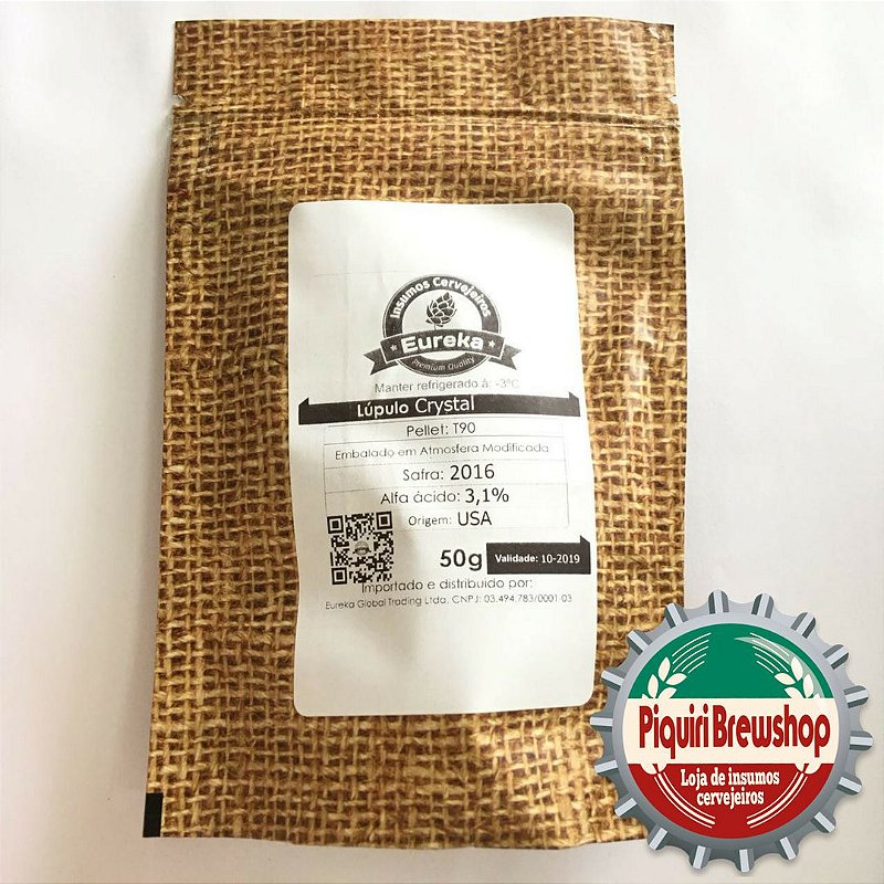 Lúpulo US Crystal - 50g (pellets) - Piquiri Brewshop - Loja De Lúpulos, Extrato De Malte e Mais ...