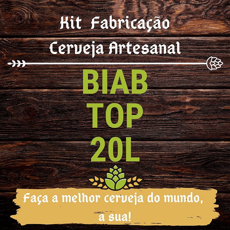 Kit BIAB para Fabricação de Cerveja - 20L (Top) - Piquiri Brewshop ...