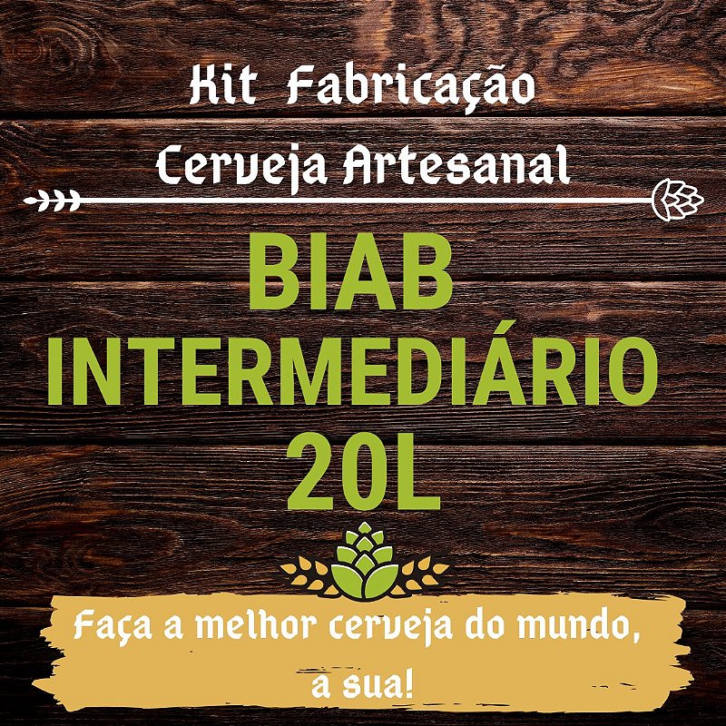 Kit BIAB para Fabricação de Cerveja - 20L (Intermediário) - Piquiri ...