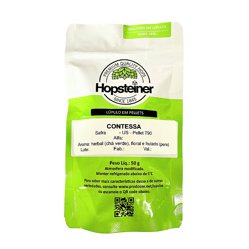 Lúpulo Hopsteiner Contessa 50g Pellets - Aroma Suave para Cerveja ...