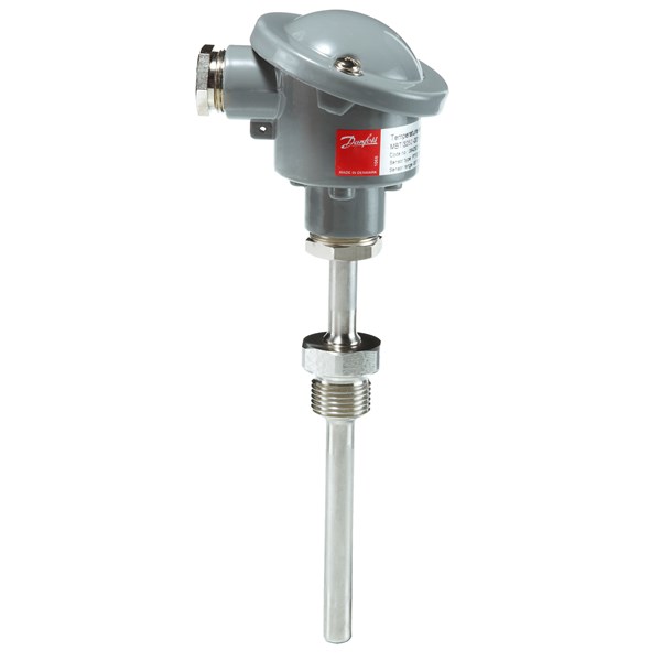 PT100 MBT3252 10X100MM 1/2" BSP -50ºC A 200ºC S. 4-20MA Danfoss - Loja ...