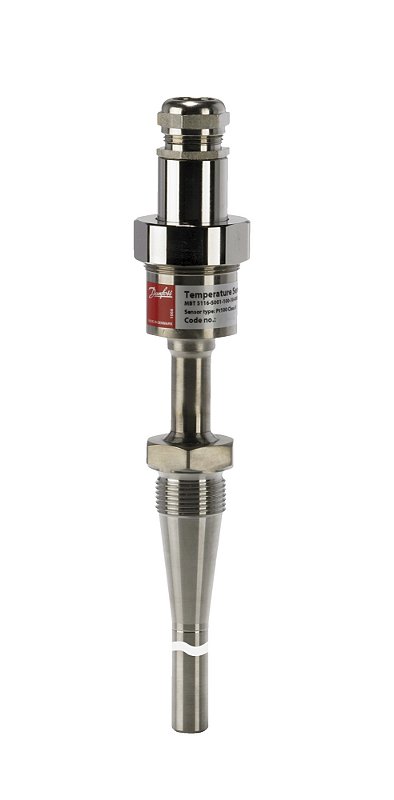 084Z8157 Sensor PT100 MBT5116 14/18X80MM 1/2"BSP -50ºC A 600ºC Danfoss ...
