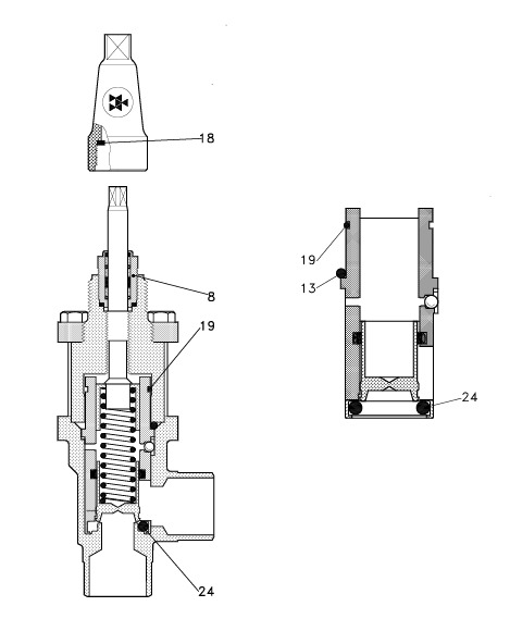 2453+093 Kit de reparo OFV 20-25 Danfoss - Loja Virtual Vaportec ...