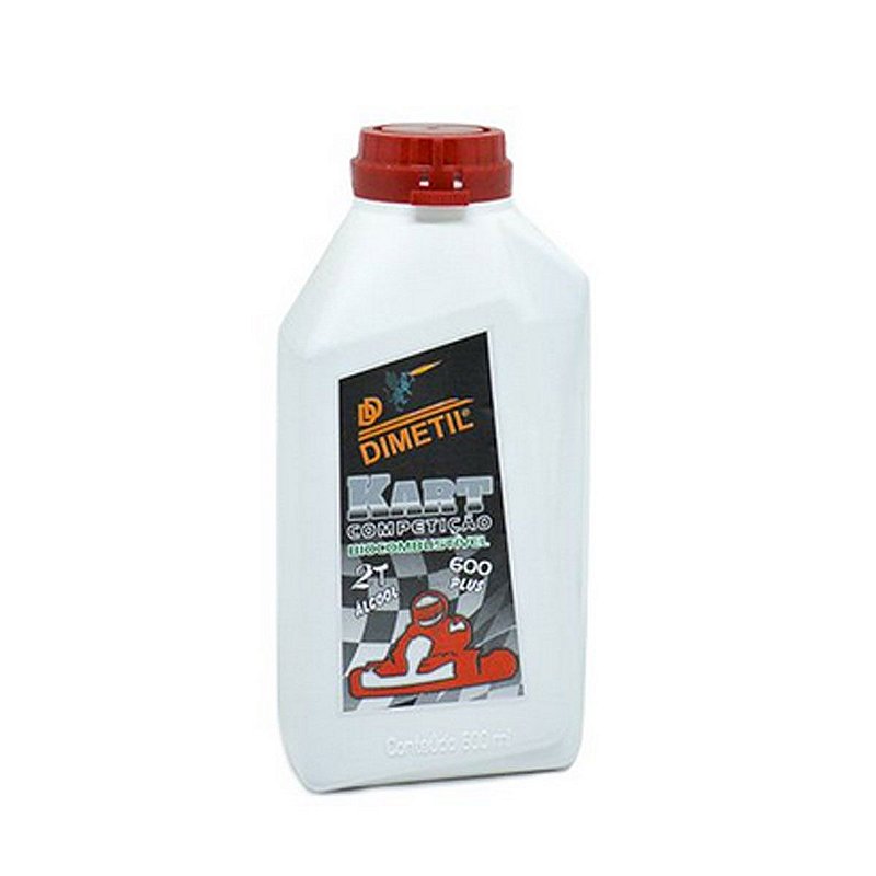Óleo De Motor 2T 500Ml Dimetil Kart Competição 600 Plus - Vivemos Moto