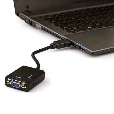 Cabo Conversor HDMI para VGA com Áudio - Redcabos - Loja Especialista ...
