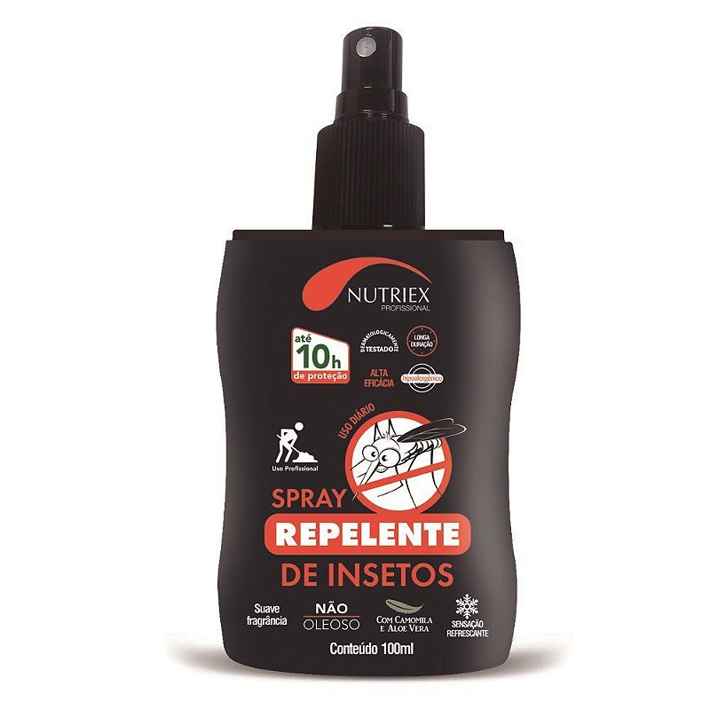 Repelente Spray 100ml Até 10 Horas De Proteção NUTRIEX 61838 ...