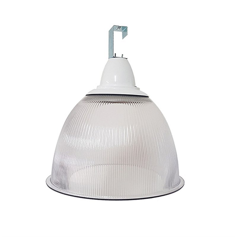 Luminária Prismática BEZELUX 16" Branca c/ Gancho E27 BZG16BR2 - zigferramentas