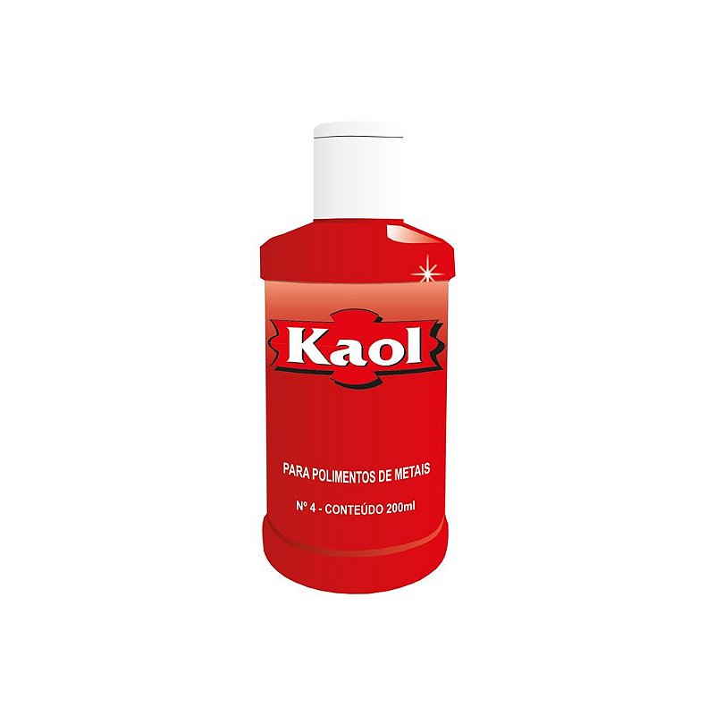 Kaol Líquido Polimento Metais 200ml - zigferramentas