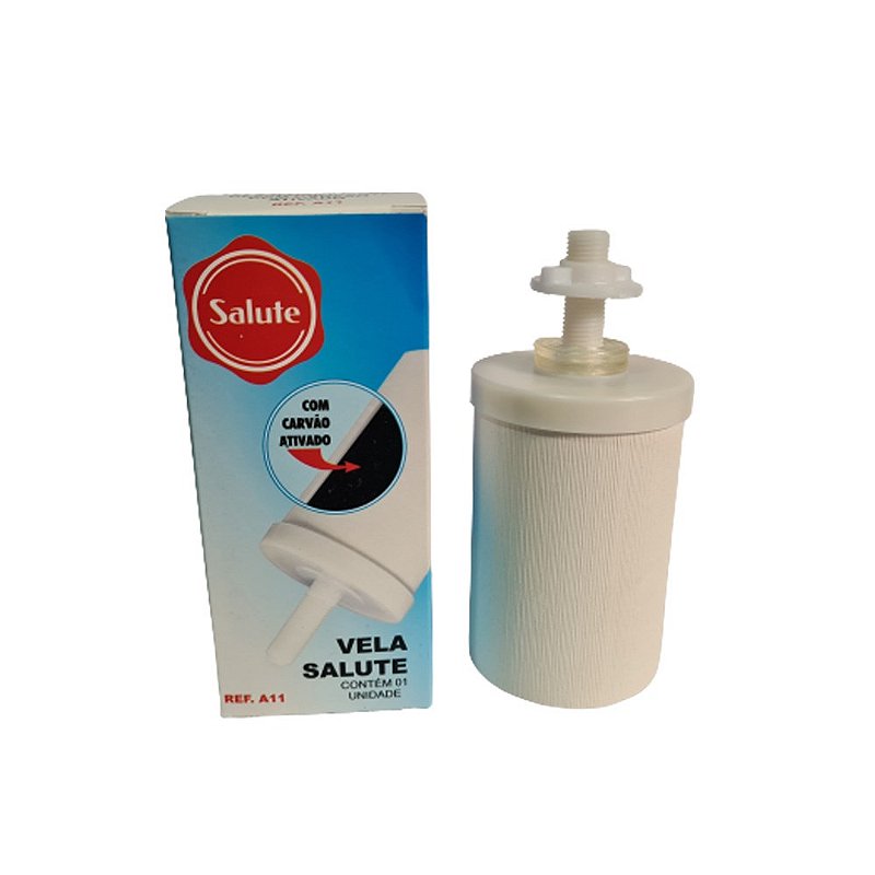 Vela Filtro Barro Carvão Ativado A11 Universal Salute OUTLET ...